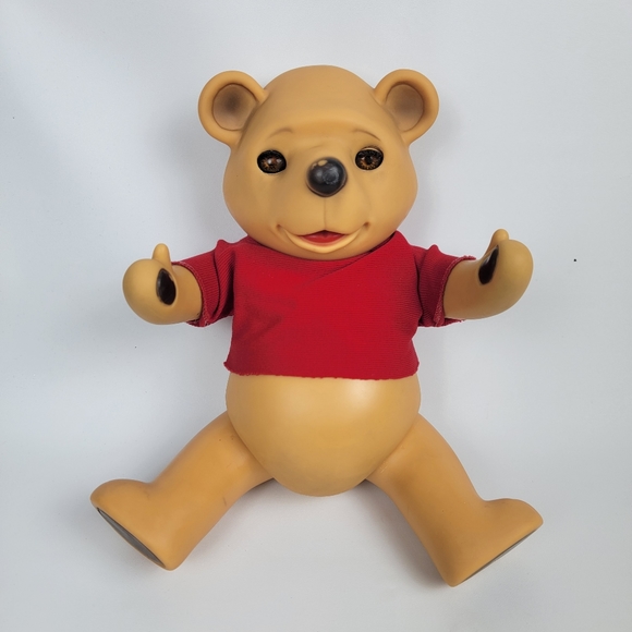 Disney Palitoy | Toys | Vintage 965 Winnie The Pooh Bear Rubber Toy By ...